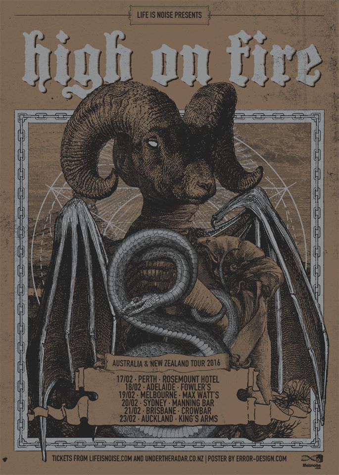 DES KENSEL (HIGH ON FIRE) Interview + Australian Tour Dates – Desert ...