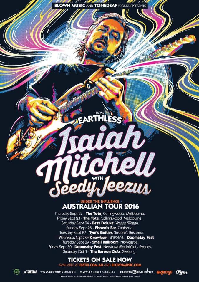 ISAIAH MITCHELL (Earthless / Golden Void) + SEEDY JEEZUS Australian ...