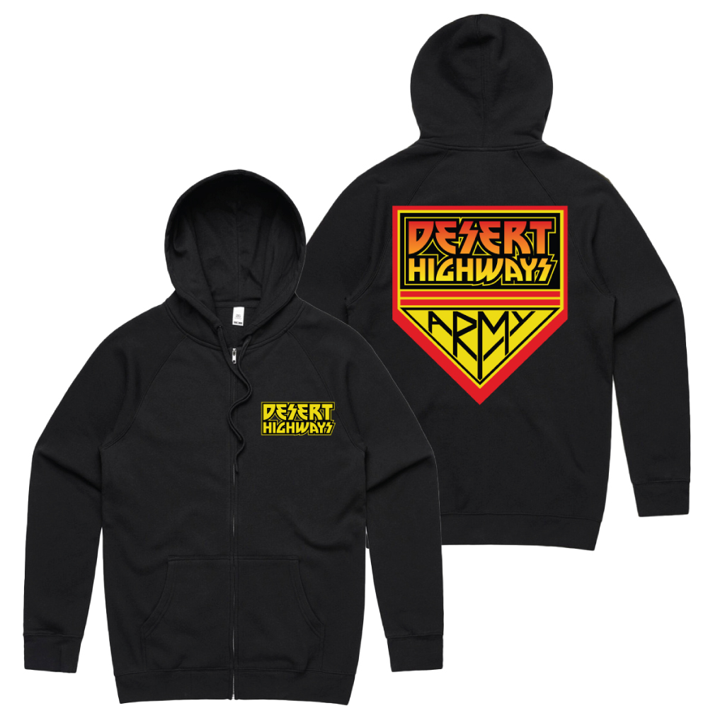 Desert Highways Army Zip Hoodie – Desert Highways